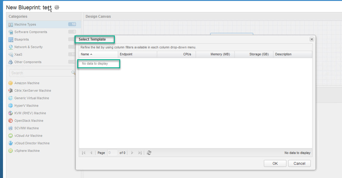 vRealize Automation Blueprint Creation – vSphere Templates not ...