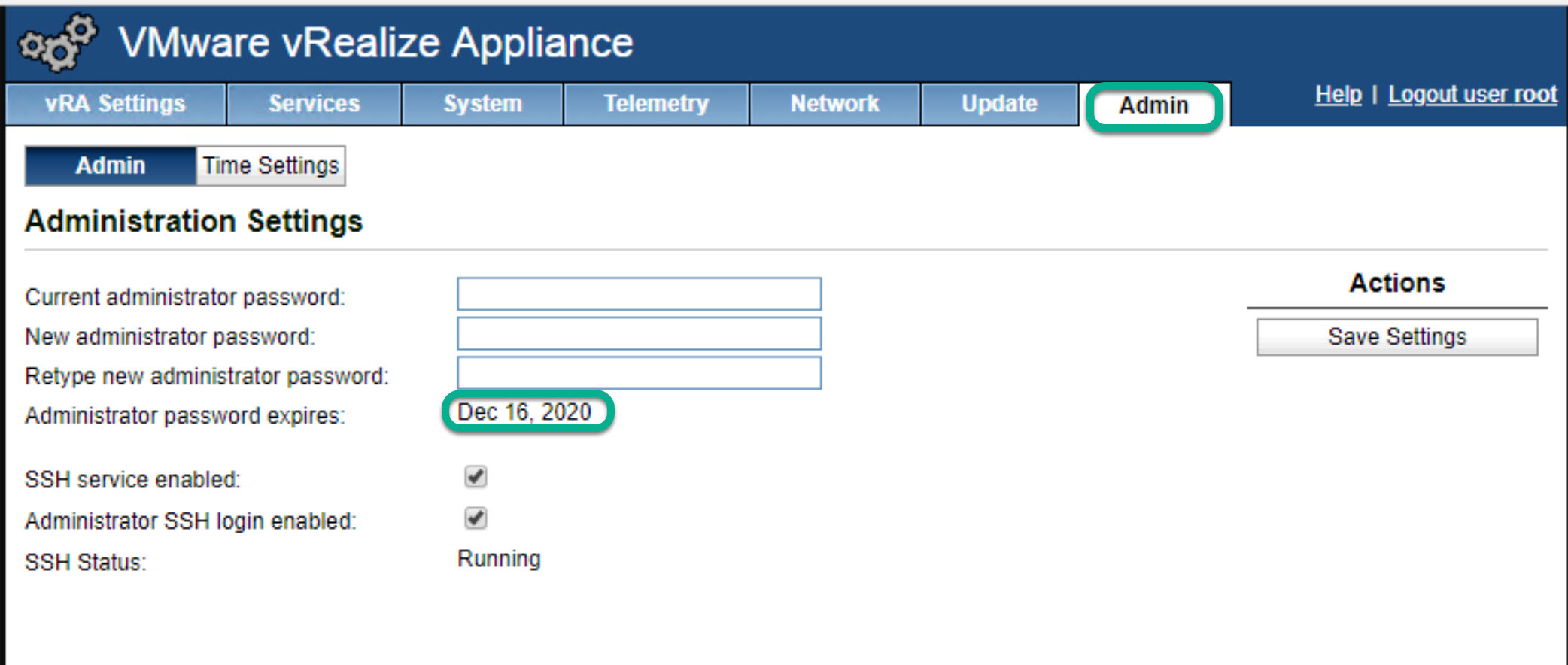 vRA VAMI – ‘root’ Password Expires – DavidRing.ie