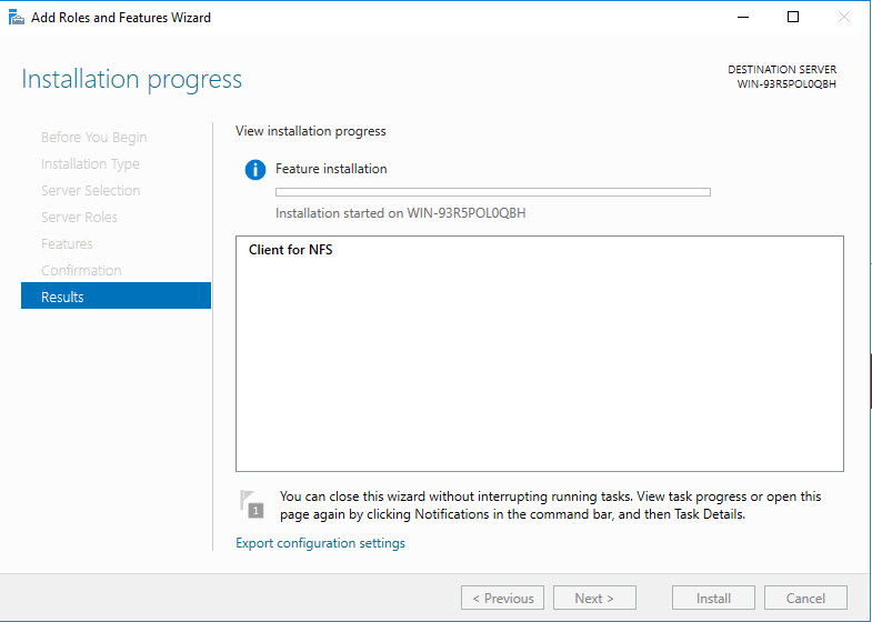 Windows 2016 – Mount An NFS Share – DavidRing.ie