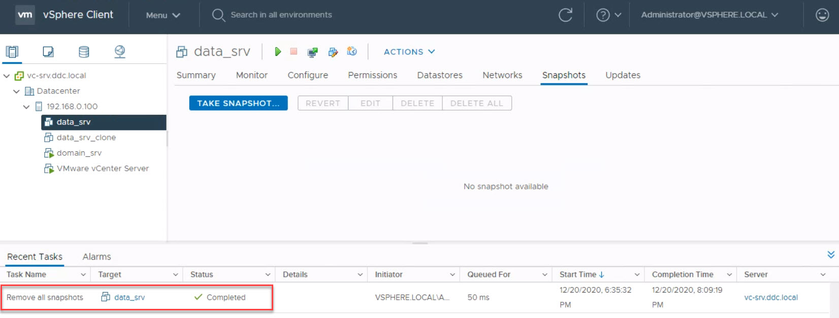 VMware ESXi – Monitoring Tasks VIA CLI – DavidRing.ie