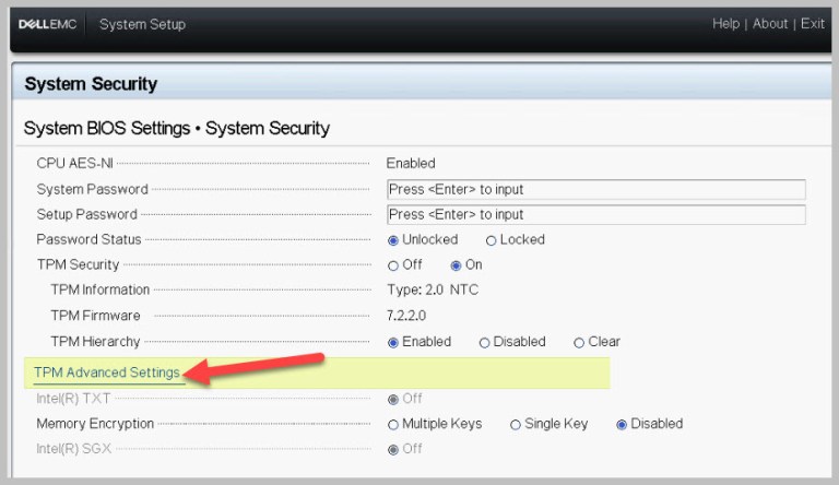 VxRail – TPM 2.0 Device Detected – DavidRing.ie